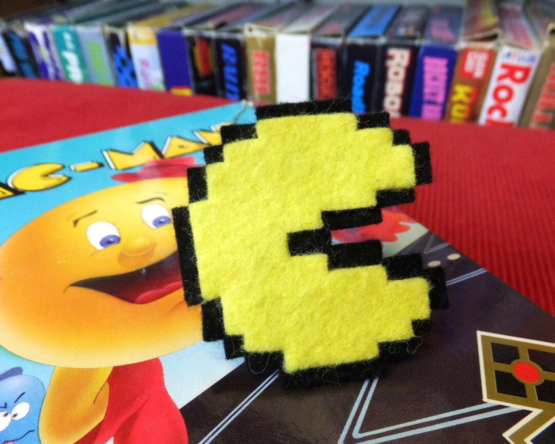 Pac-man Arcade Felt Ring Adjustable Size - Etsy