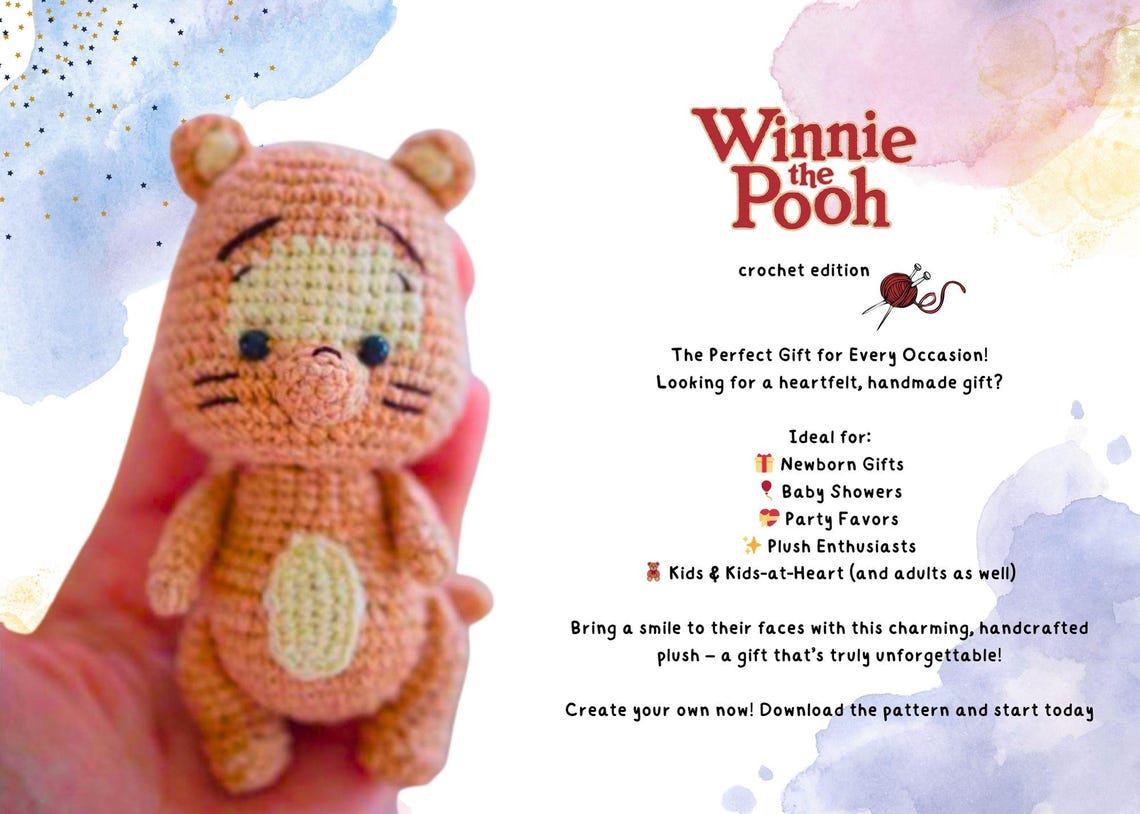 Tigger Crochet Pattern, Amigurumi Tutorial (english PDF) - Etsy