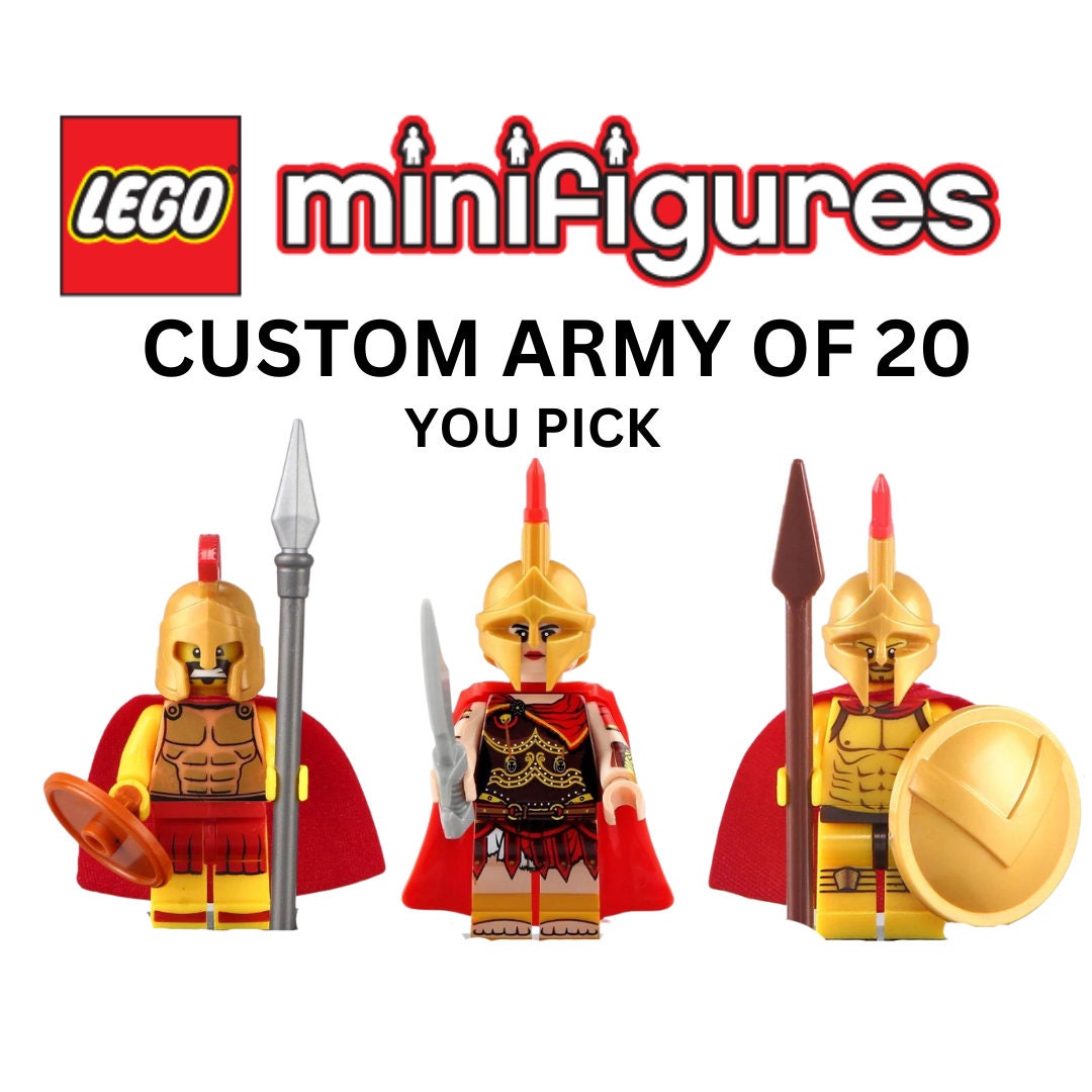 Lego Spartan Warrior Minifigure Army of 20 YOU PICK Figures Series Cmf ...