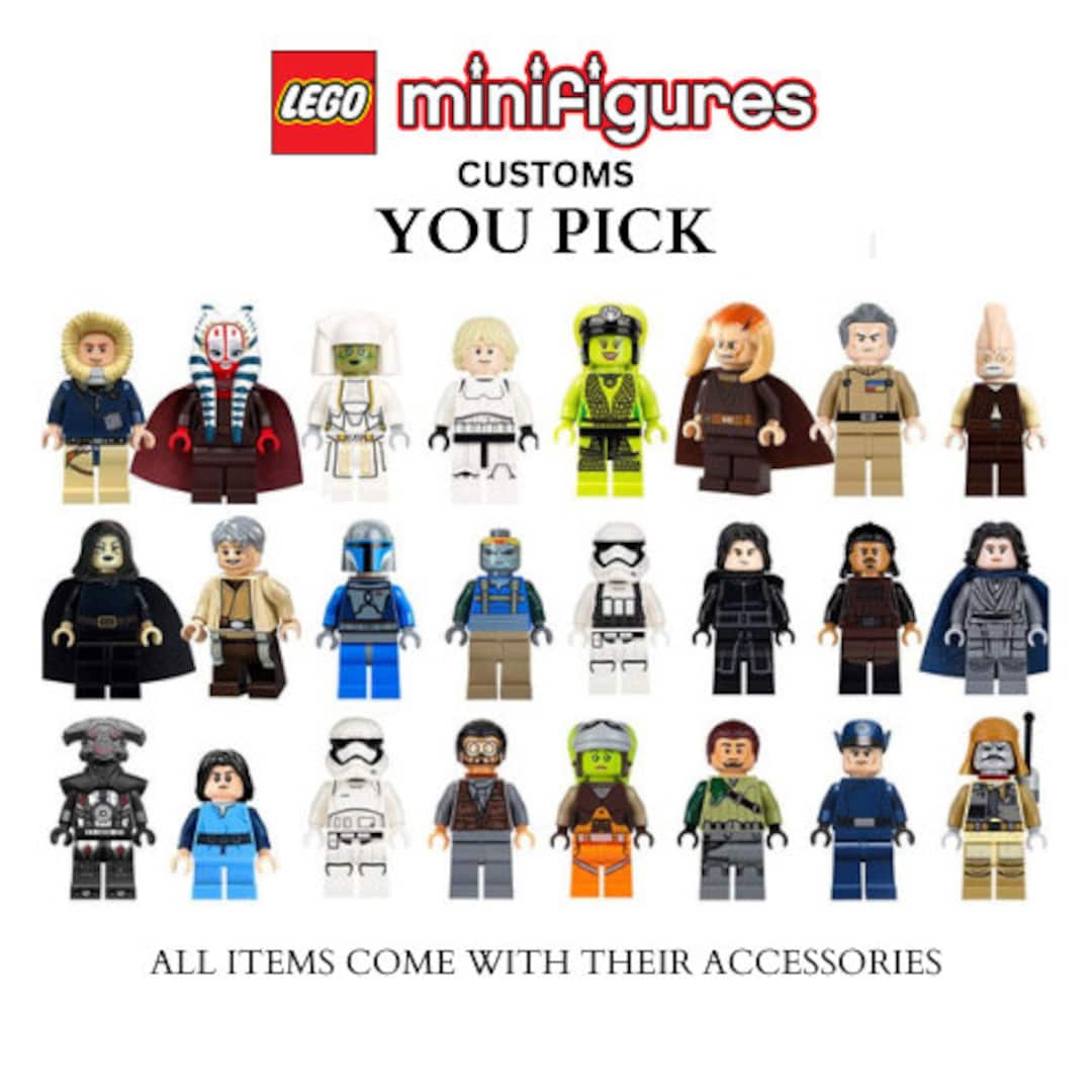 Lego Star Wars Customs YOU PICK Stormtrooper Jedi Sith CMF read ...