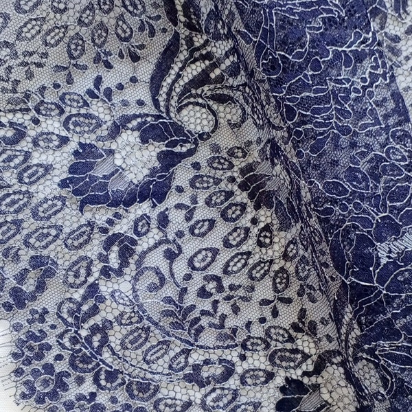Midnight Blue Lace - Etsy