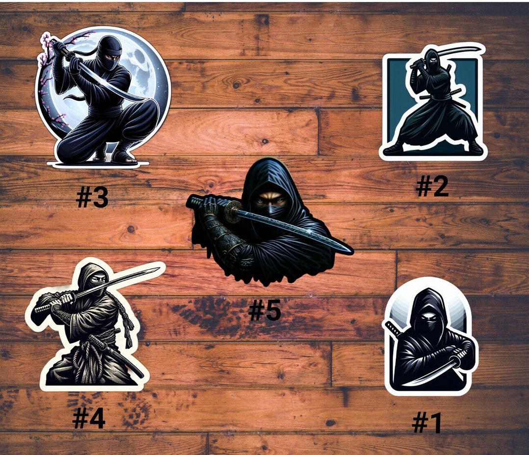 Ninja Vinyl Stickers/decal Designs - Etsy