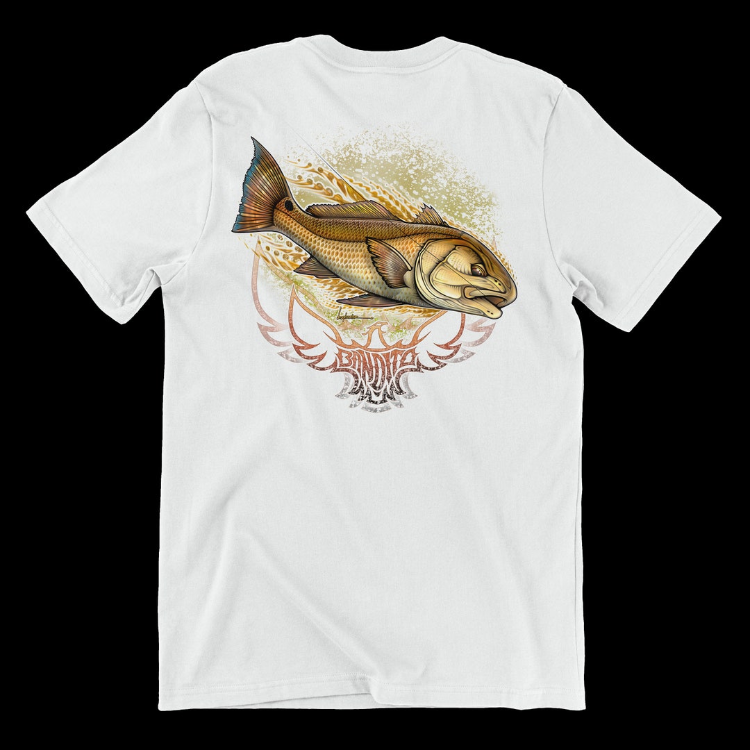 Redfish T-shirt - Etsy