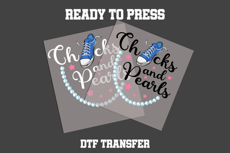 Kamala Harris Chuck and Pearls Dtf Transfer, Kamala Harris 2024 Ready ...