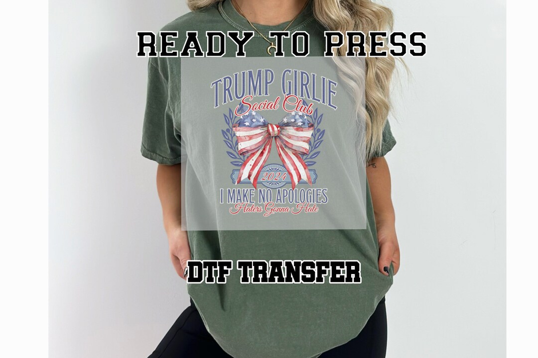 Trump Bow Girlie Dtf Transfer, Trump Girlie Social Club Ready to Press ...