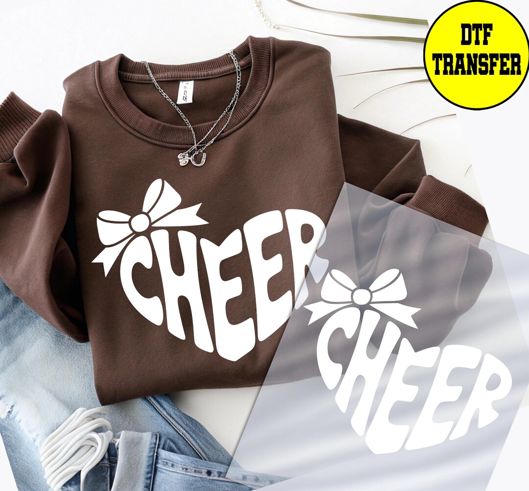 Cheer DTF TRANSFERS, Cheerleader Bow DTF Transfer, Cheer Mom Dtf Prints ...