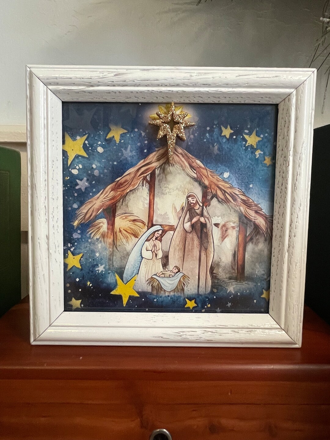 Christian Christmas Decor - Religious Holiday Wall Art - Nativity ...