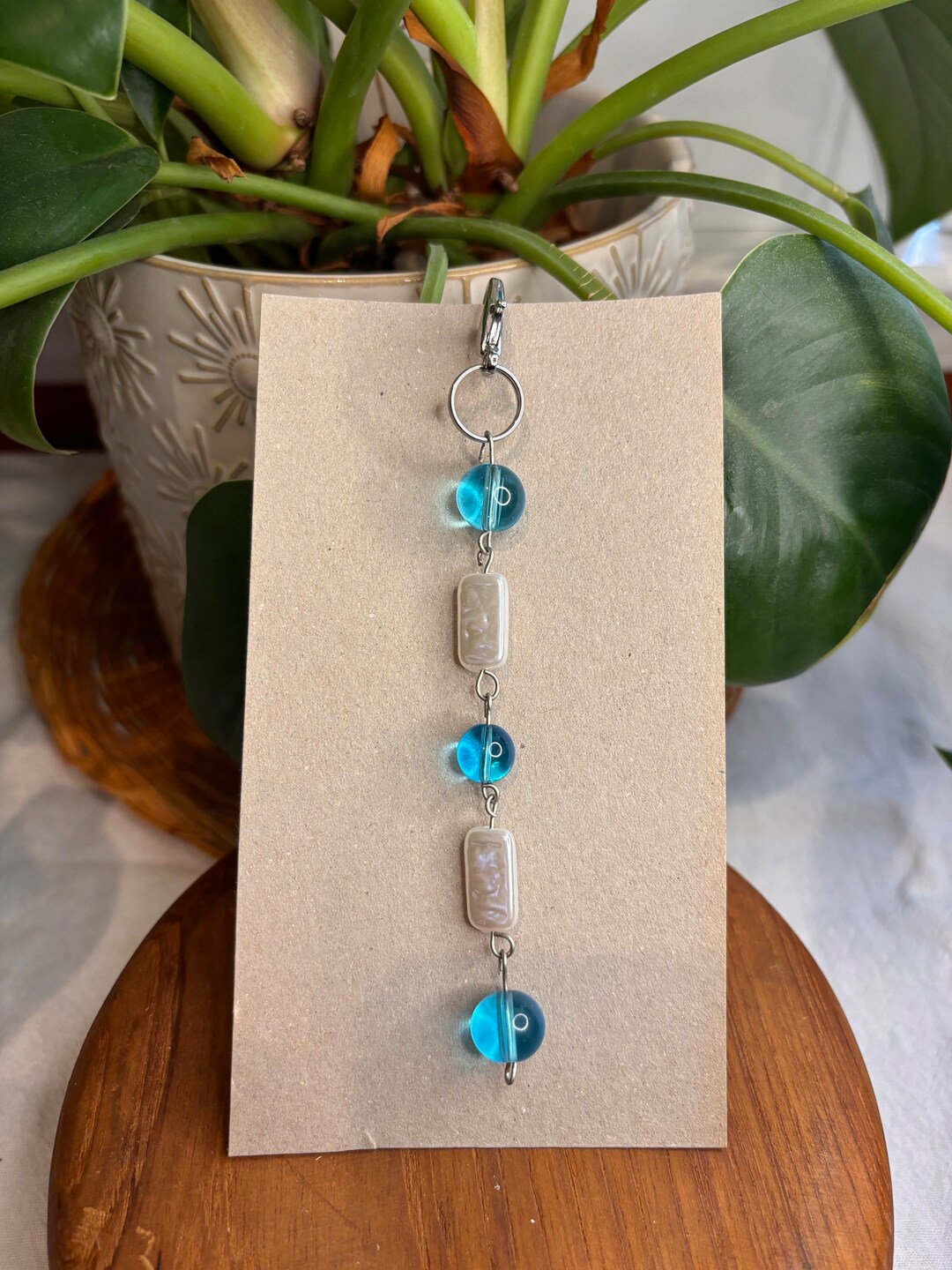 Blue Ocean Keychain - Etsy