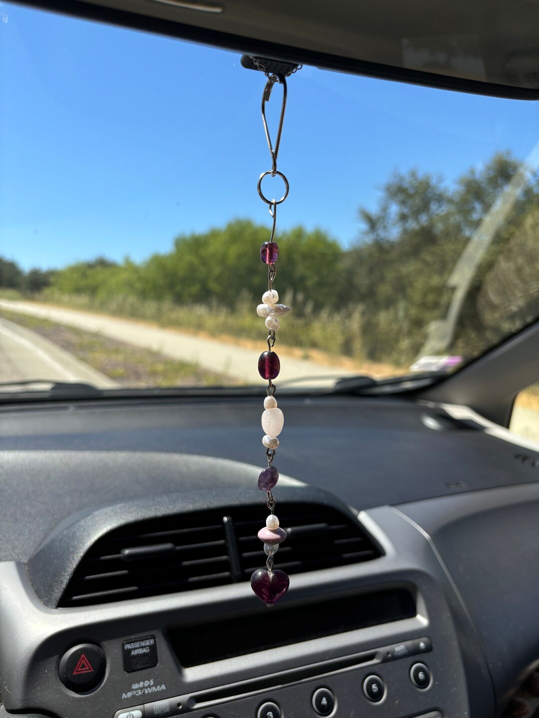 Purple Heart Car Charm/car Hanging - Etsy