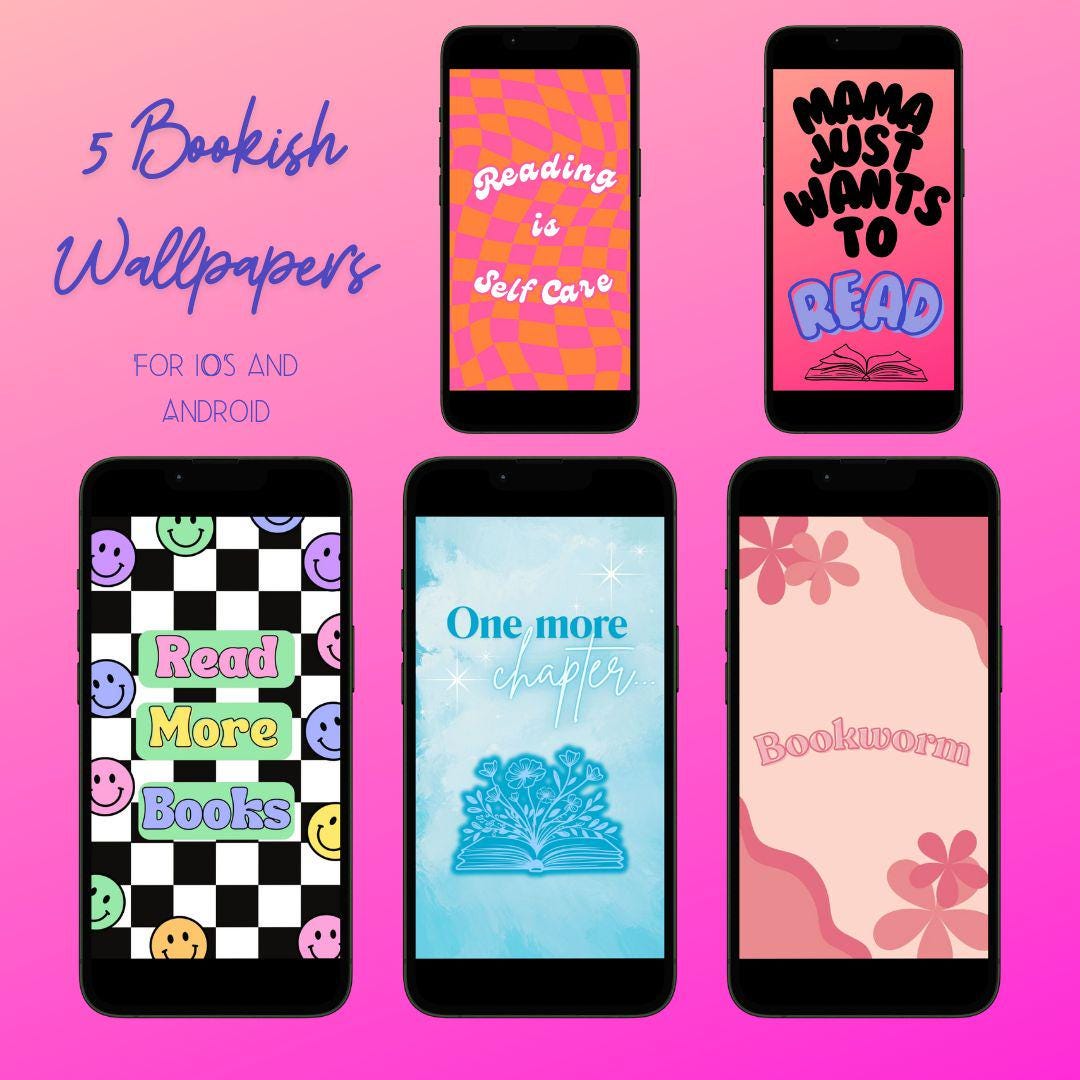 Book Lovers Phone Wallpapers, Mama Just Wants to Read Wallpaper ...