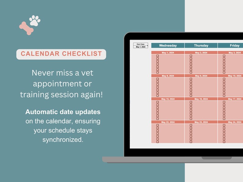 All-in-one Digital Pet Care Tracker: Puppy Training Tracker, Vet Visit ...