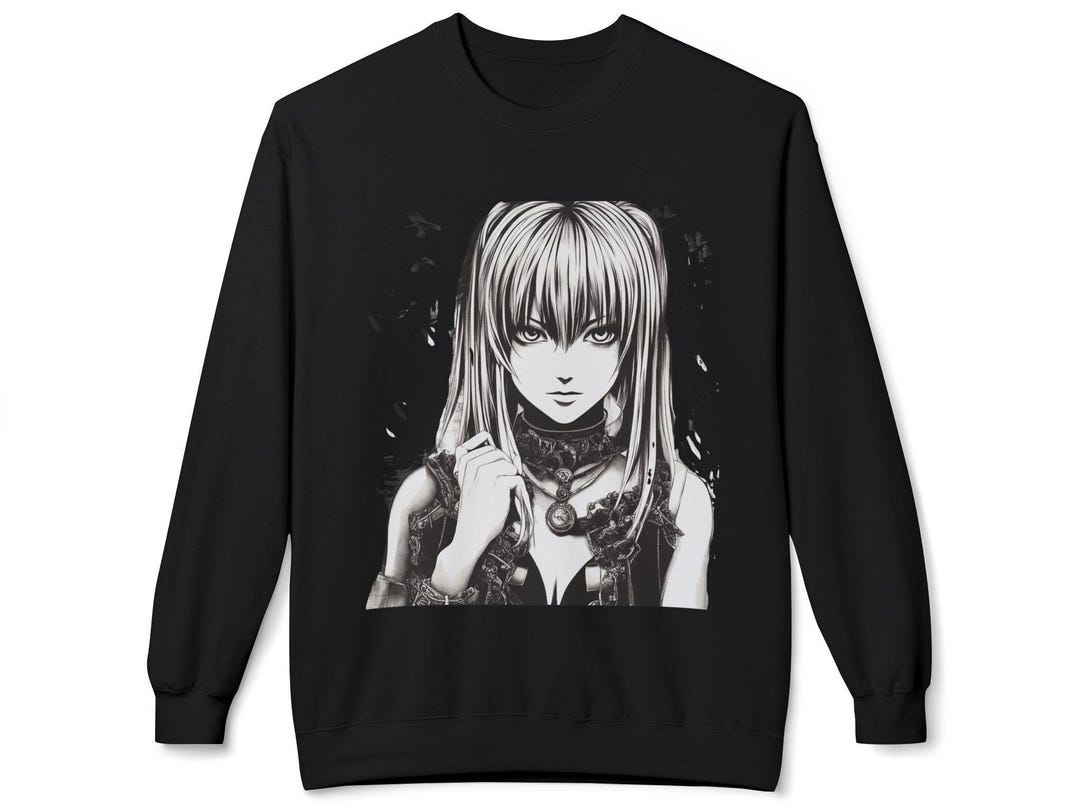 Death Note's Misa Amane Art Sweatshirt, Casual Cool Vibes for Anime ...