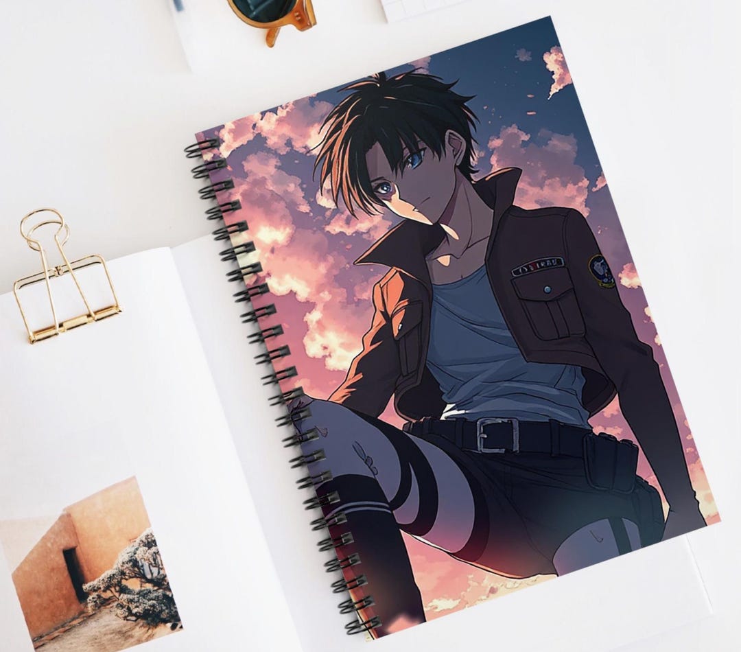 Eren Yeager Notebook Attack on Titan Journal Shingeki No Kyojin Merch ...