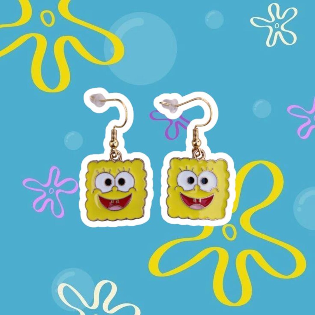 Spongebob Squarepants Earrings - Etsy