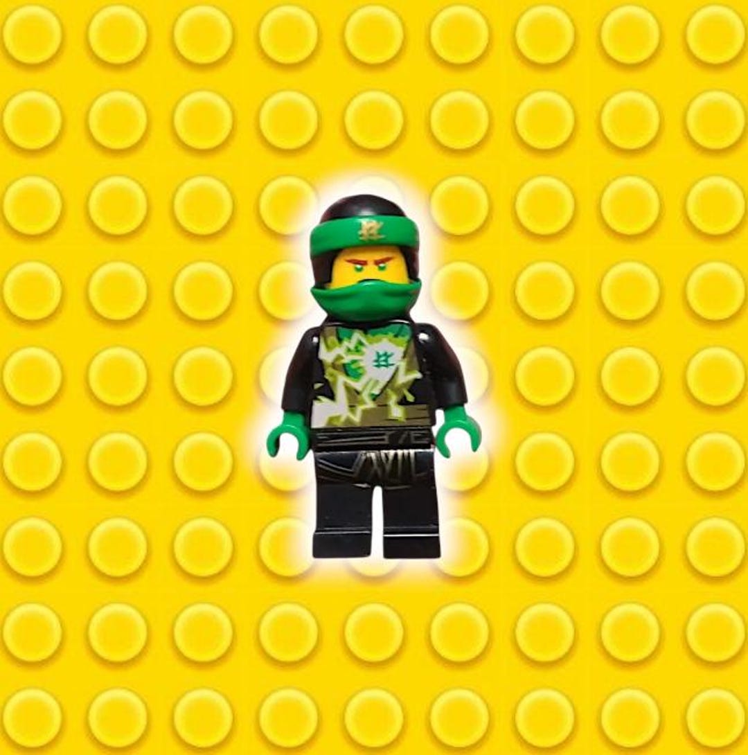 Lego Ninjago Spinjitzu Master Lloyd Minifigure - Etsy