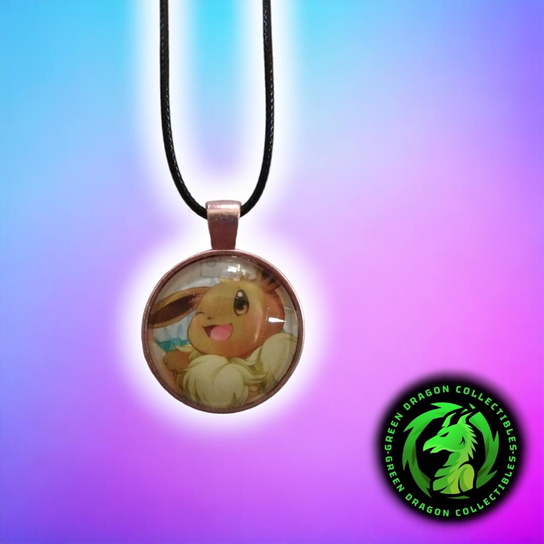 Eevee Necklace Made From Pokemon Card - Etsy