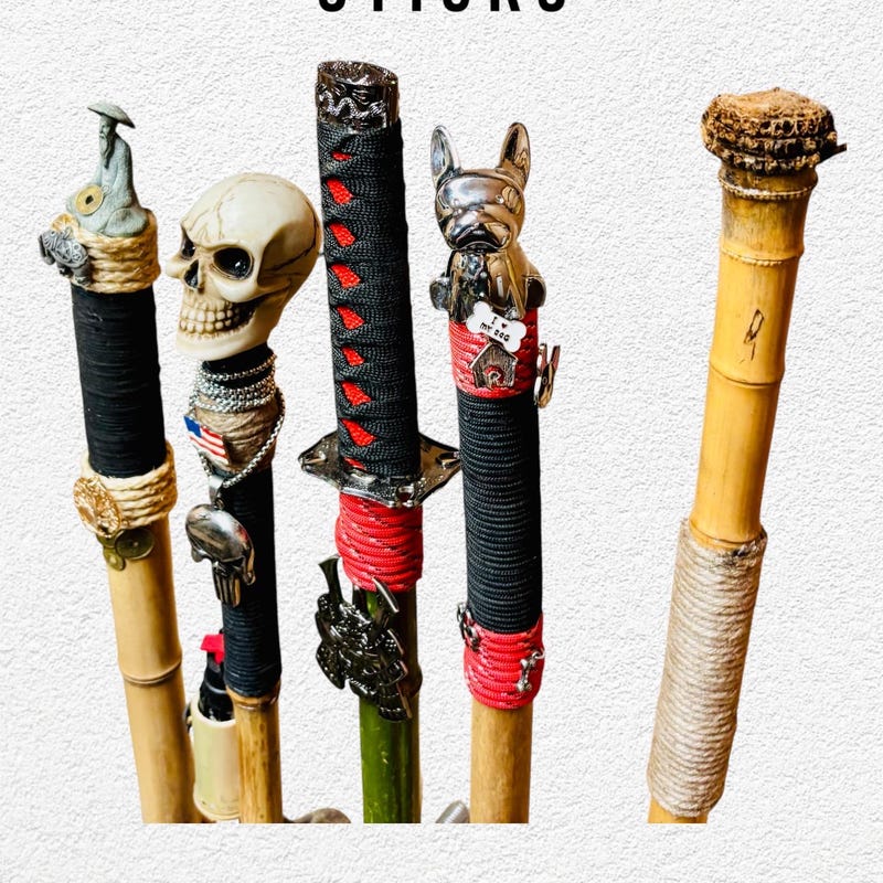 Skull Walking Stick - Etsy