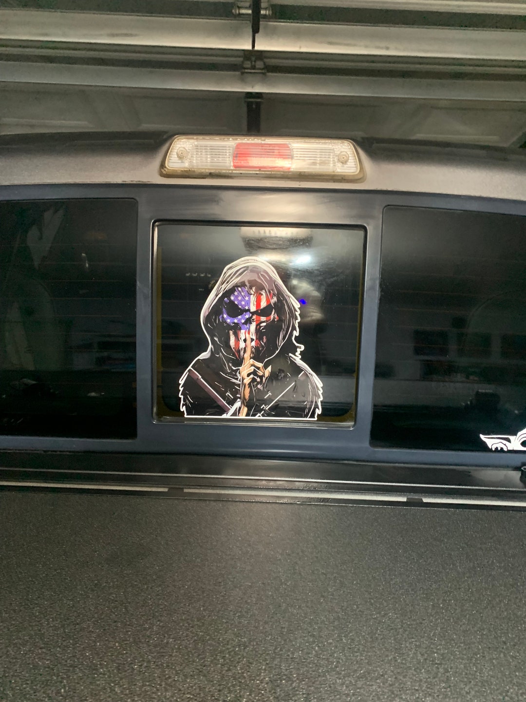 Skull Sticker Death, Saint of Death Skeleton Decal Sticker American ...