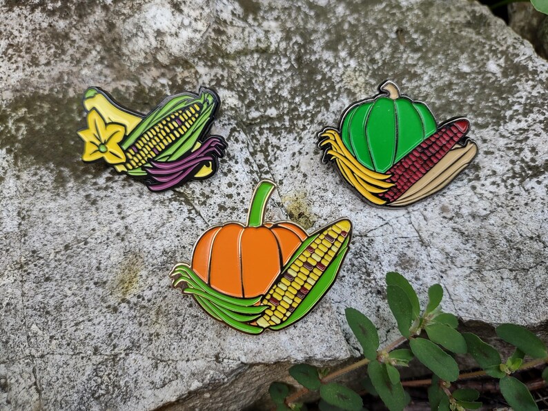 TRIO: 3 Sisters Soft Enamel Pin Set - FREE SHIPPING - Lapel Pin - Hat ...
