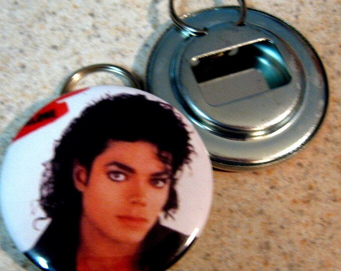 Michael Jackson Keychain and Bottle Opener - Etsy