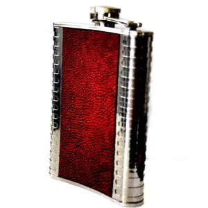 Metallic Red Stingray Stainless Steel Flask by UNEARTHED - Etsy