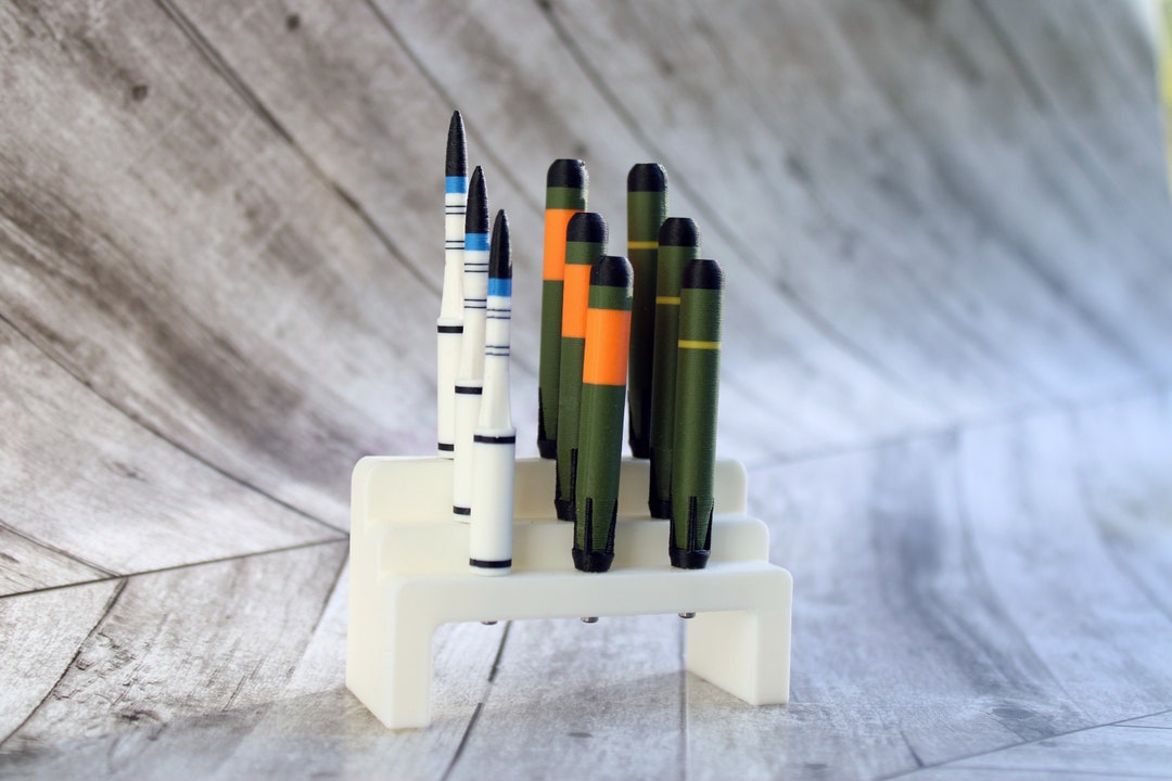 Submarine Torpedo Premium Cribbage Pegs • Set of 9 • Custom 3D Printed ...