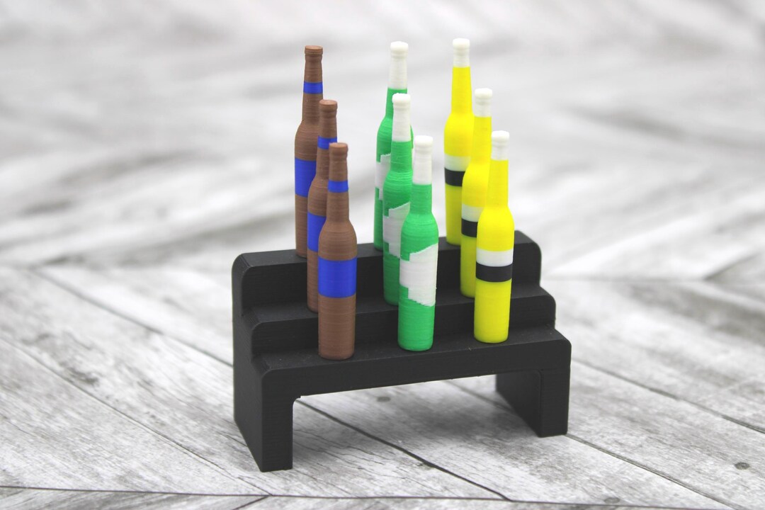 Beer Bottle Premium Cribbage Pegs • Set of 9 • Custom 3D Printed Design ...