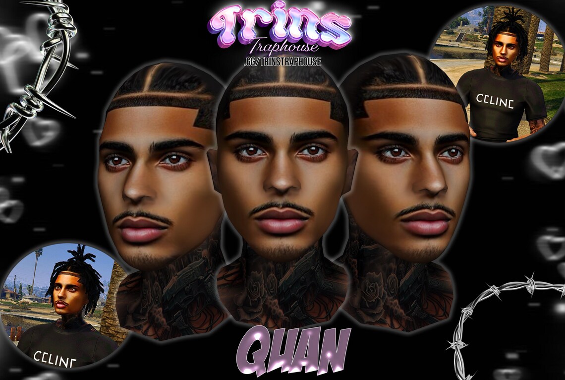 Quan Premade | Custom Fivem Face | Male - Etsy