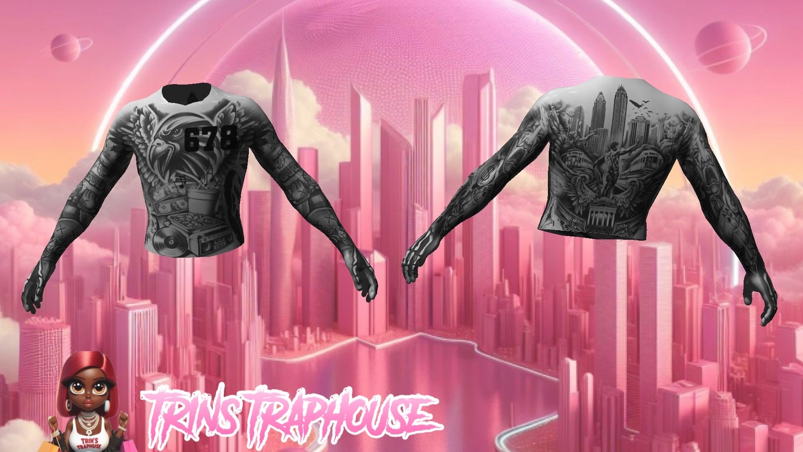 ATL V1 Custom Fivem Full Body Tattoo Male - Etsy