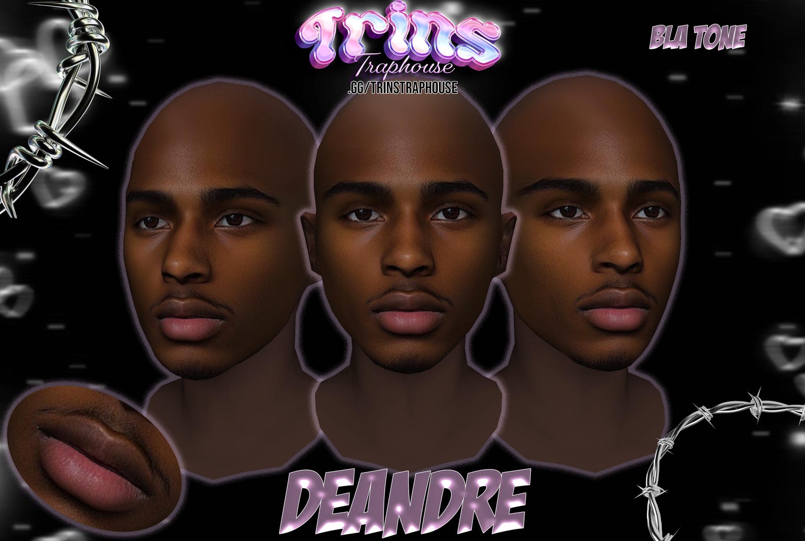 Deandre Skin | Custom Fivem Face | Male - Etsy