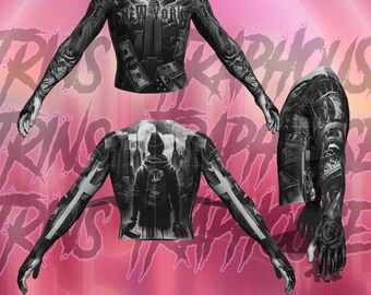 ATL V1 Custom Fivem Full Body Tattoo Male - Etsy
