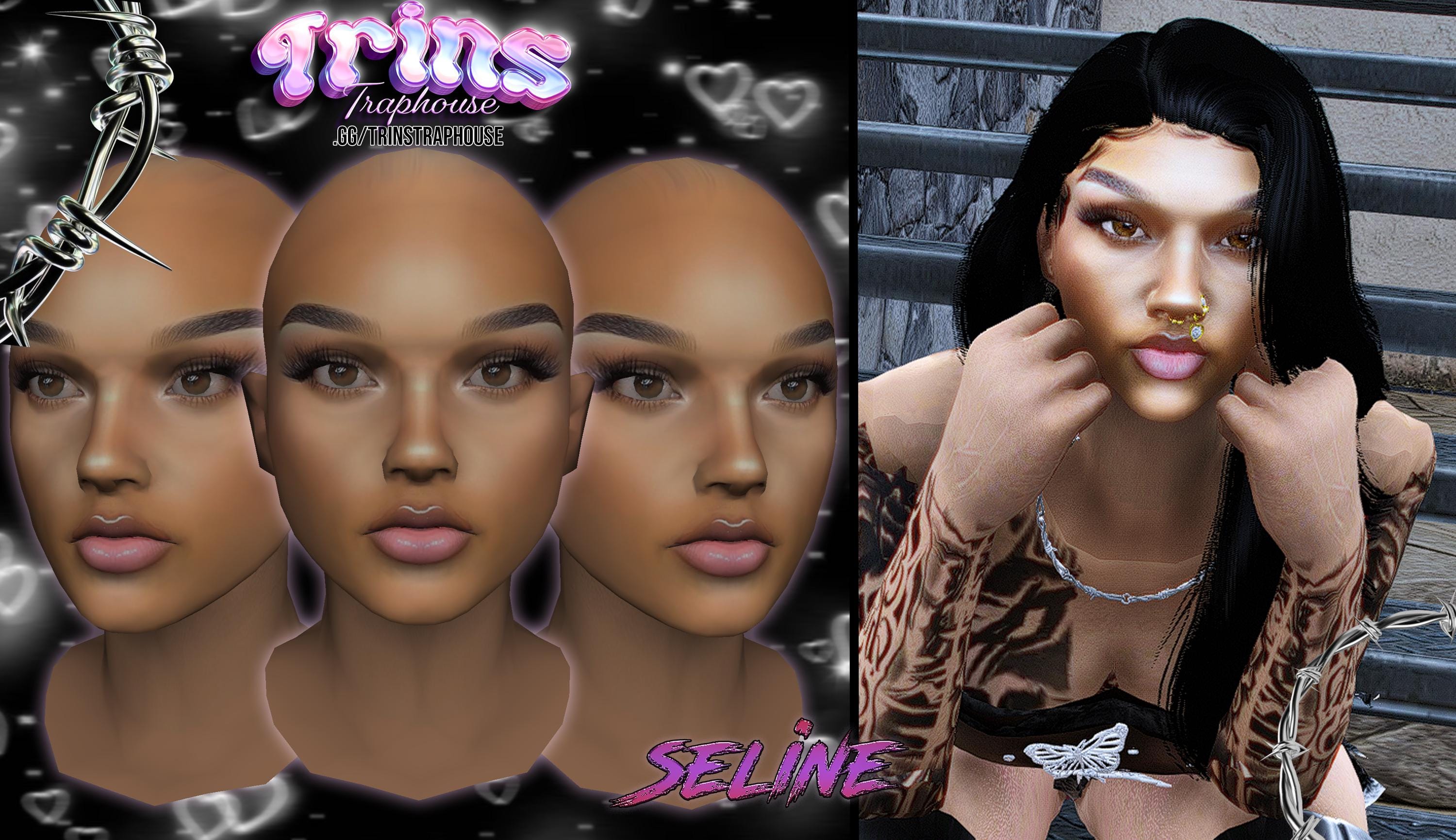 Seline Premade Skin | Custom Fivem Female Face Skin - Etsy