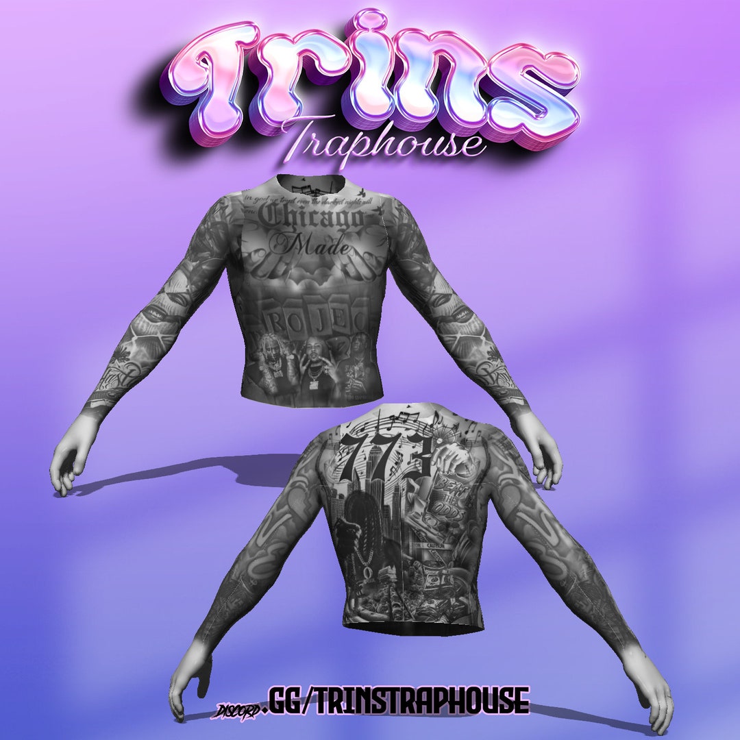 Chicago V1 Custom Fivem Full Body Tattoo Male - Etsy Finland