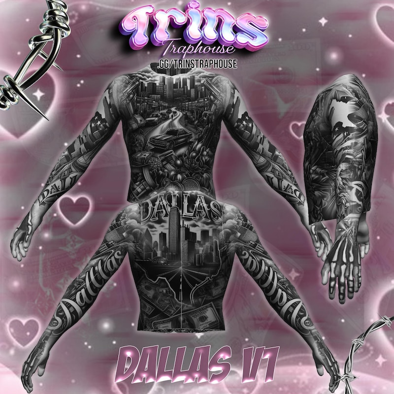 Fivem Tattoos Full Body - Etsy