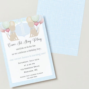 Birthday Invitation – Come Sit Stay Play | Puppy Party | Snips and ...