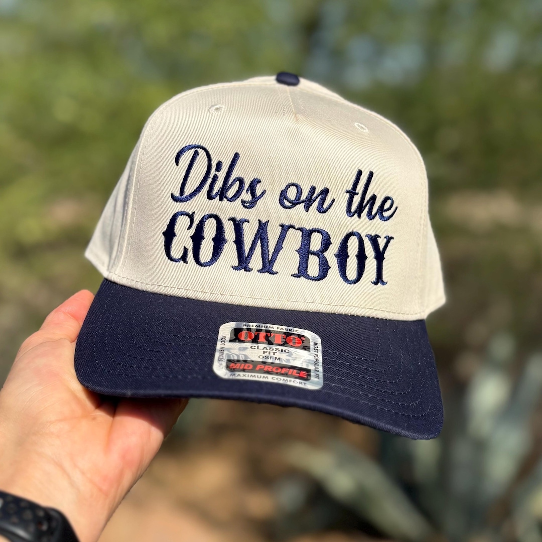 Dibs on the Cowboy Snapback Hat: Embroidered Otto 31-069 Rodeo Cap - Etsy