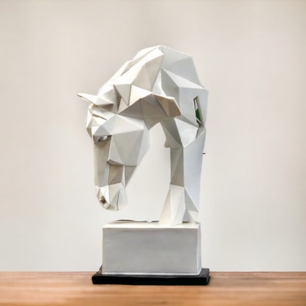 Geometric Horse Art - Etsy