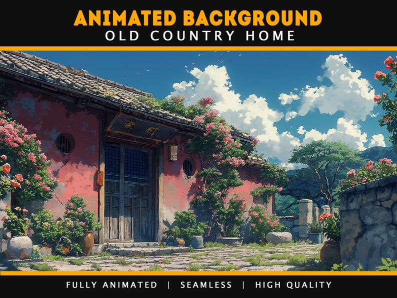 Vtuber Background, Animated Background, Zoom Background, Twitch Overlay ...