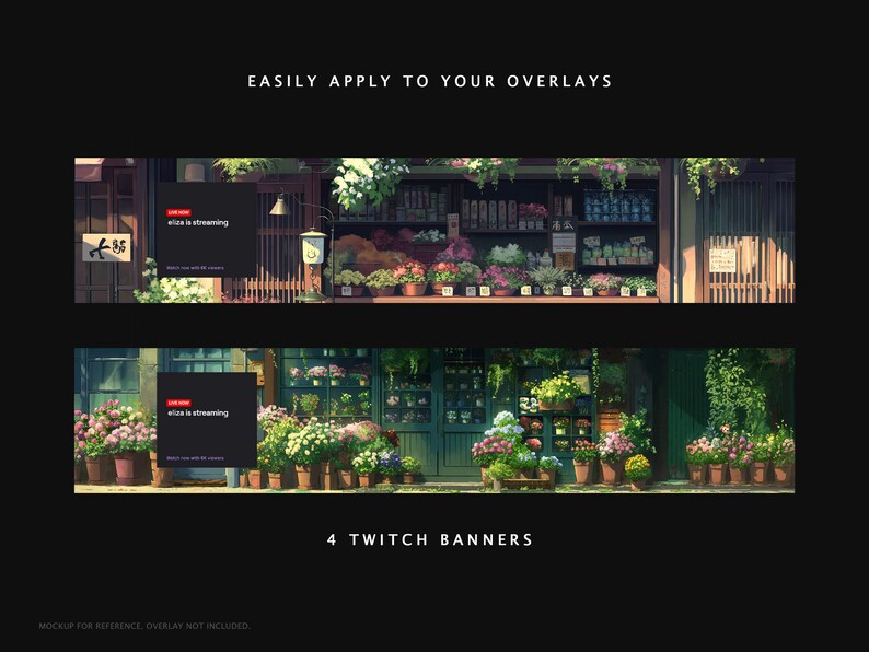 Vtuber Background, Animated Background, Zoom Background, Twitch Overlay ...