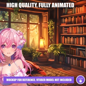 Vtuber Background, Animated Background, Zoom Background, Twitch Overlay ...