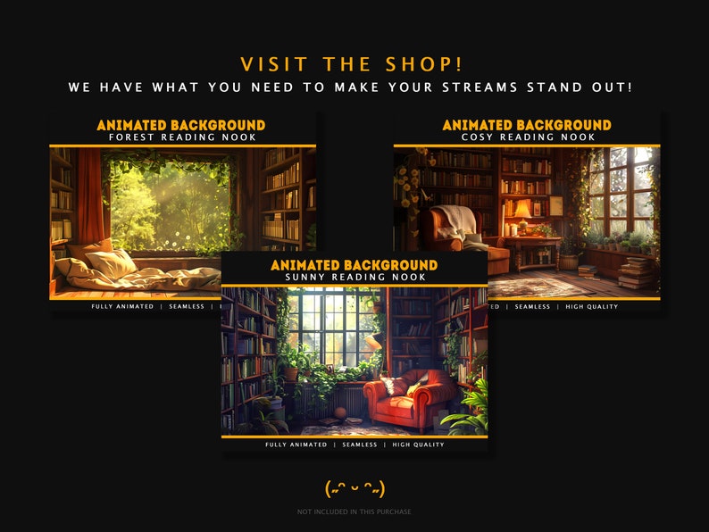 Animated Cozy Reading Nook Vtuber Background (MP4, JPEG) - Etsy