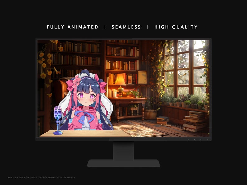 Vtuber Background, Animated Background, Zoom Background, Twitch Overlay ...