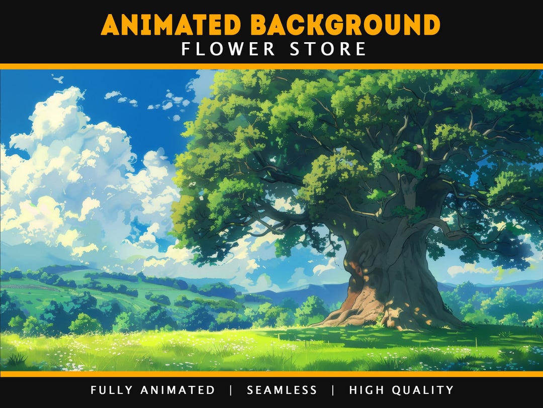 Vtuber Background, Animated Background, Zoom Background, Twitch Overlay ...