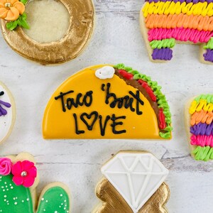 Taco 'bout Love Engagement Cookies - Etsy