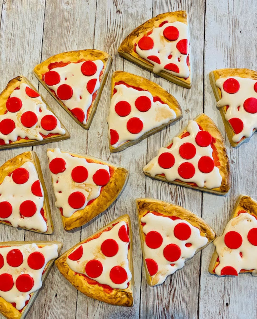 Handmade Pepperoni Pizza Cookies, 2 Dozen - Etsy