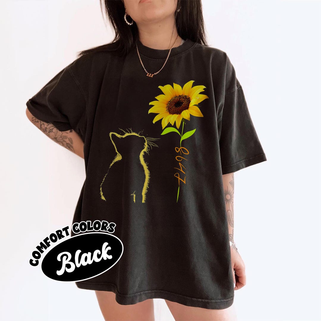 8647 Subtle Anti Trump Cat T-shirt, 86 47 Sunflower Graphic Tee, Funny ...