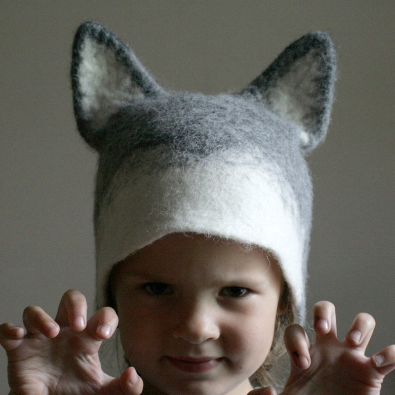 Wolf Hat - Etsy