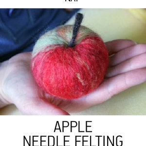 PDF Tutorial for a Needle Felted Apple - Guide How to Make - Step by ...