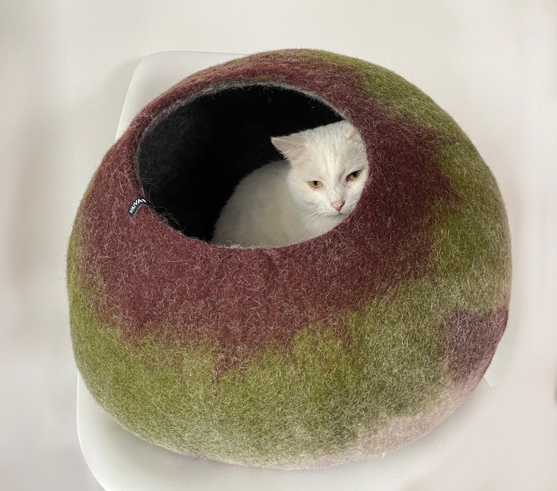 Modern Cat Cocoon / Small Dog Bed / Kitty Cave / Cat Bed / Cat - Etsy