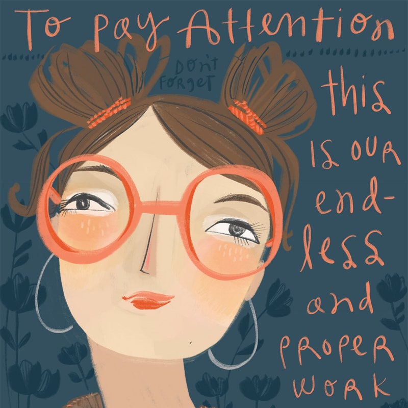 Mary Oliver Wall Art Etsy